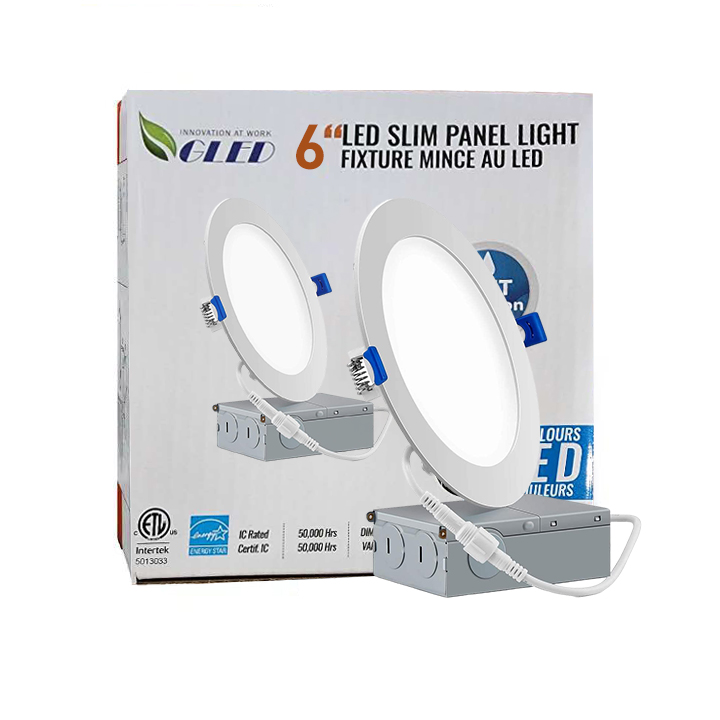 6‘‘ 5CCT WET LED RECESSED SLIM DOWNLIGHTS WITH JUNCTION BOX DIMMABLE IC ...